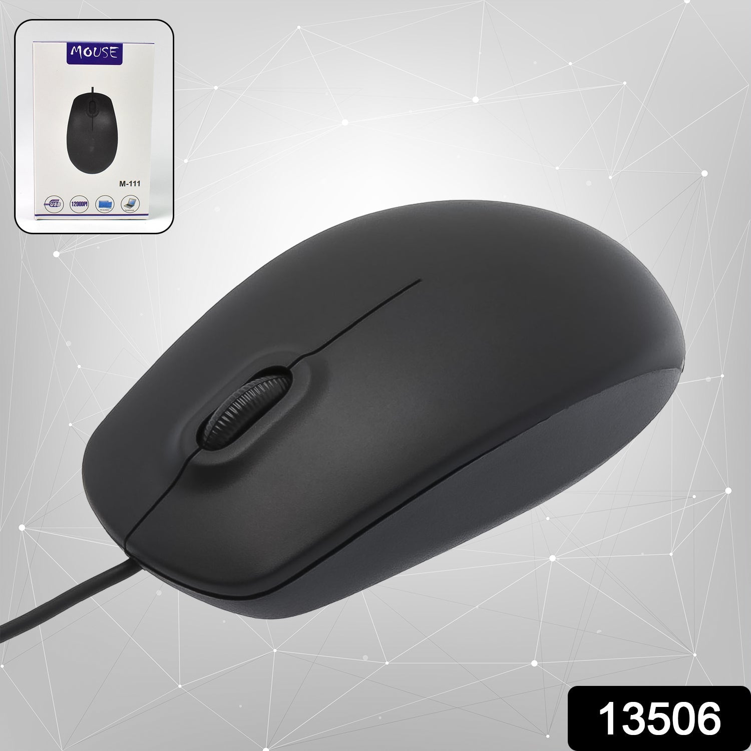 Computer Laptop Wired Optical Mouse M- 111 (1 Pc) – SD CREATIONS